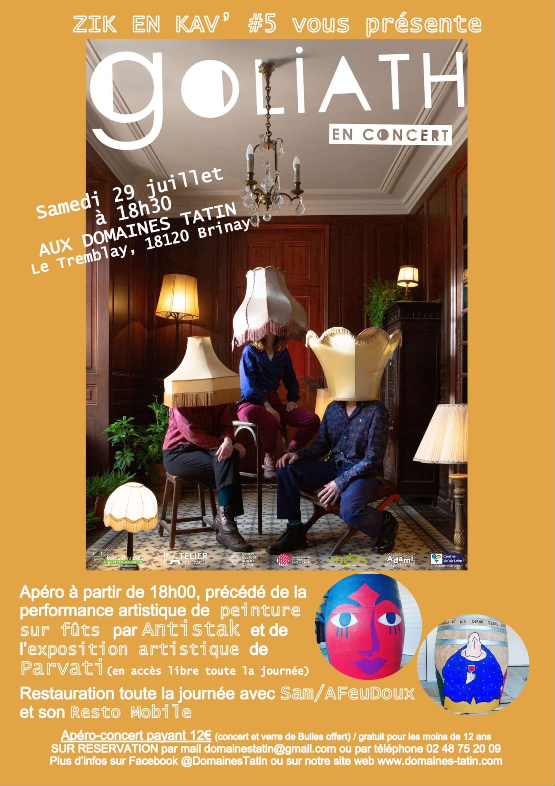 Zik en Kav' #5 - PEINTURE SUR FUTS, EXPO & GOLIATH EN CONCERT ...